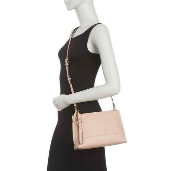 Calvin Klein | Bags | Calvin Klein Pale Blush Pink Sonoma Crossbody ...